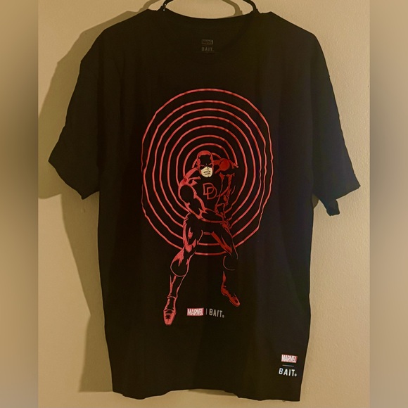 Marvel | Shirts | New Rare Collab Marvel X Bait Daredevil Sensory Tee ...